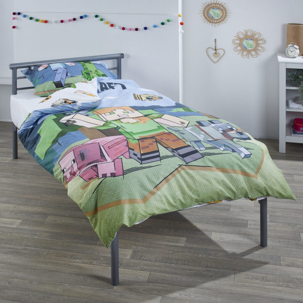 Minecraft Single Bedding Set - Kinder Valley