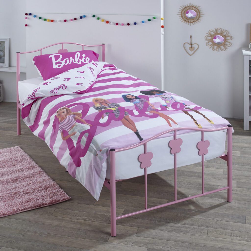 Barbie Stripes Single Bedding Set - Kinder Valley