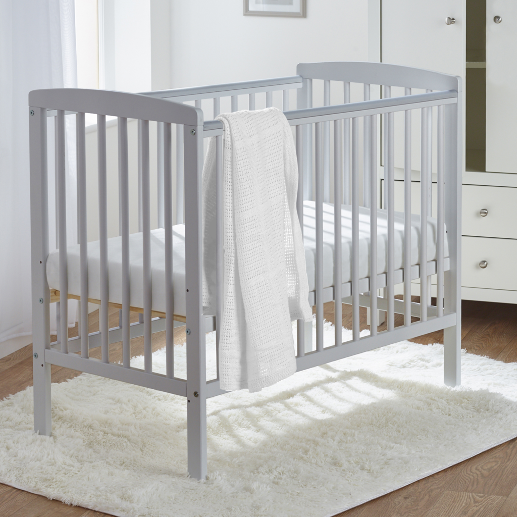 Sydney Compact Cot Grey - Kinder Valley