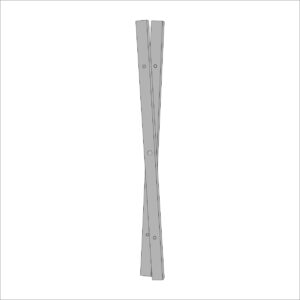 Folding Stand Leg Set Grey - Kinder Valley