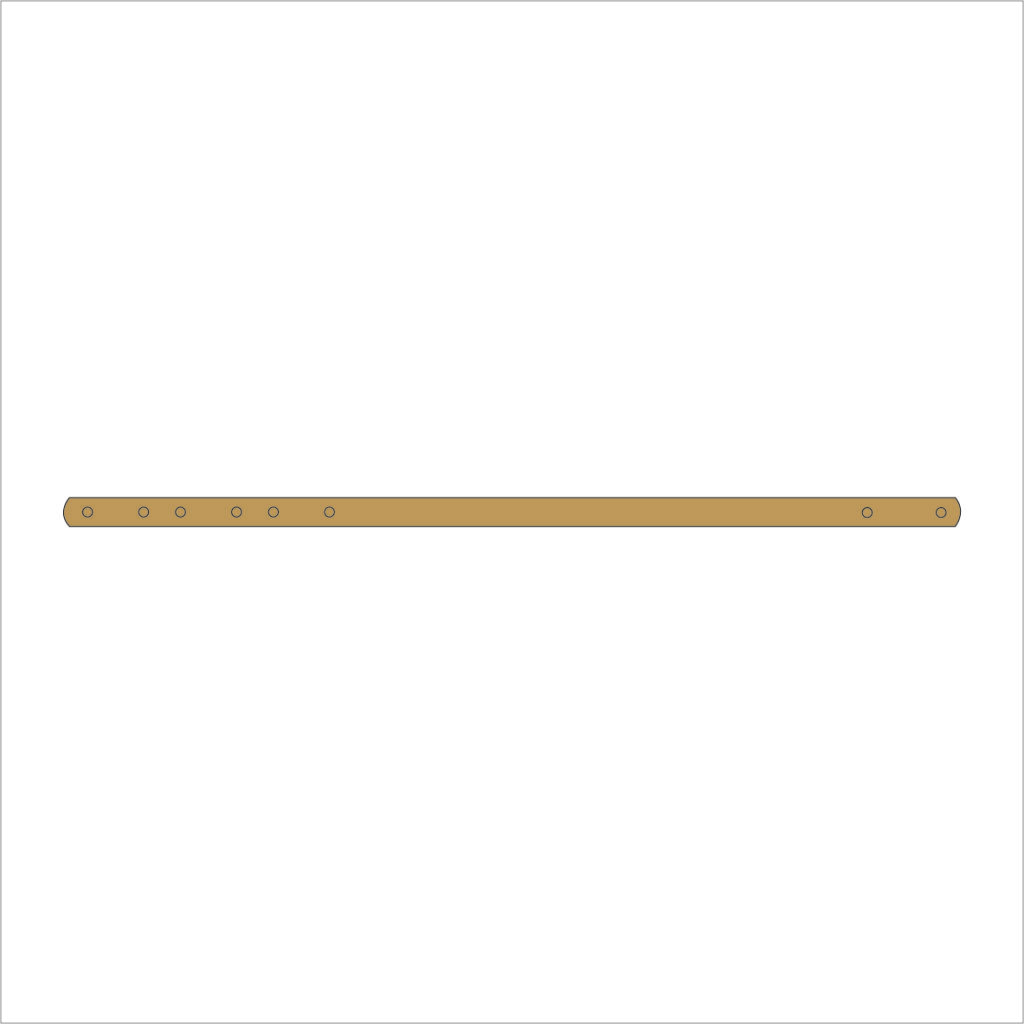 LIttle Gem Rocking Stand Plastic Rail Natural (2 Pack) - Kinder Valley
