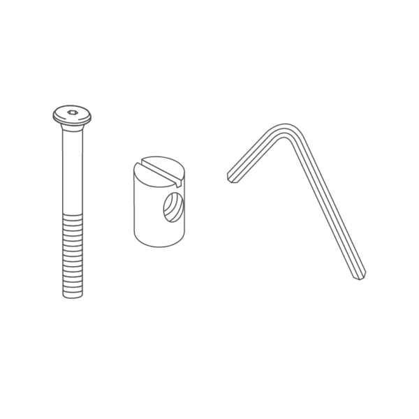 Sydney Compact Cot Fittings Kit - Kinder Valley
