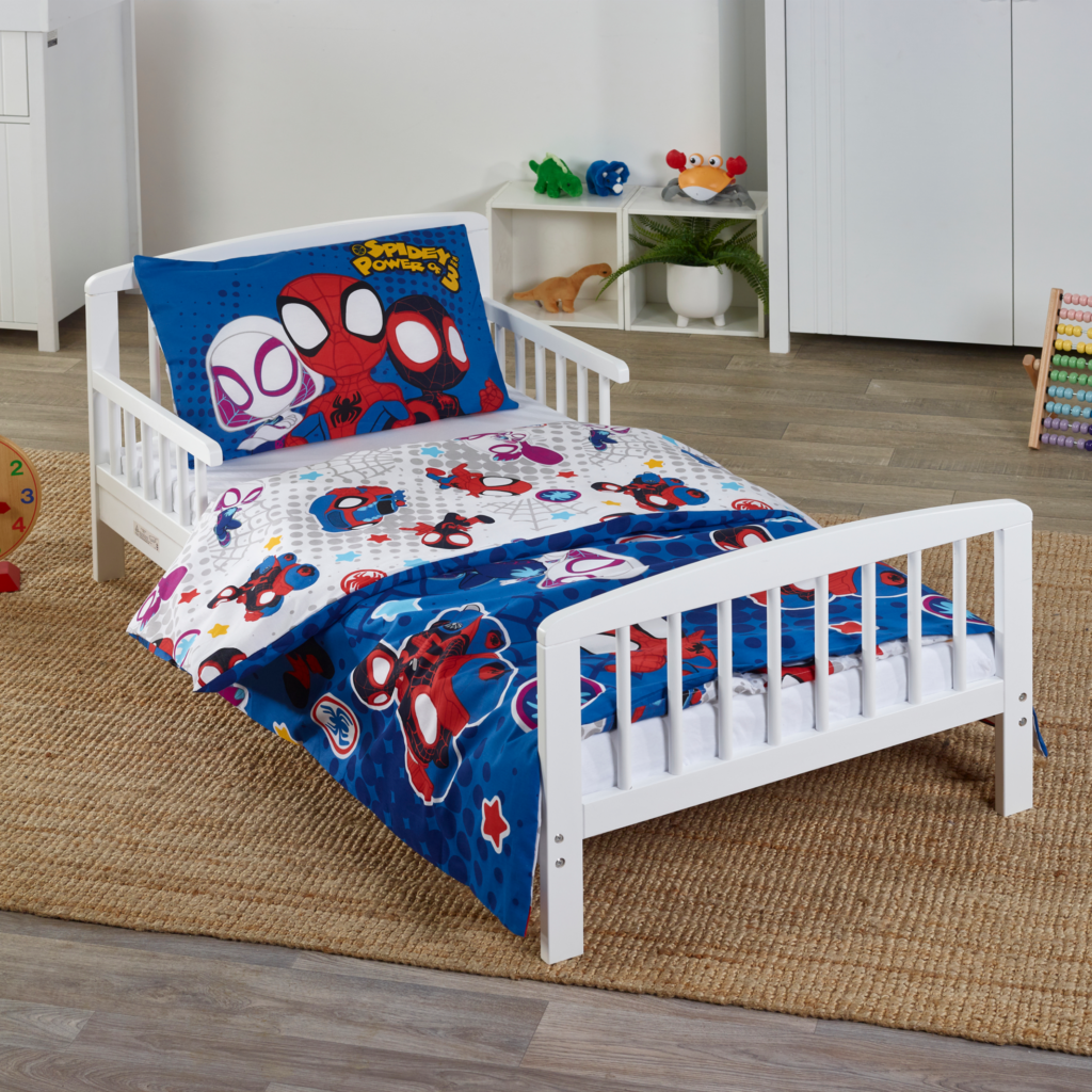 Spidey and Friends 7 Piece Sydney Toddler Bed Bundle - Kinder Valley