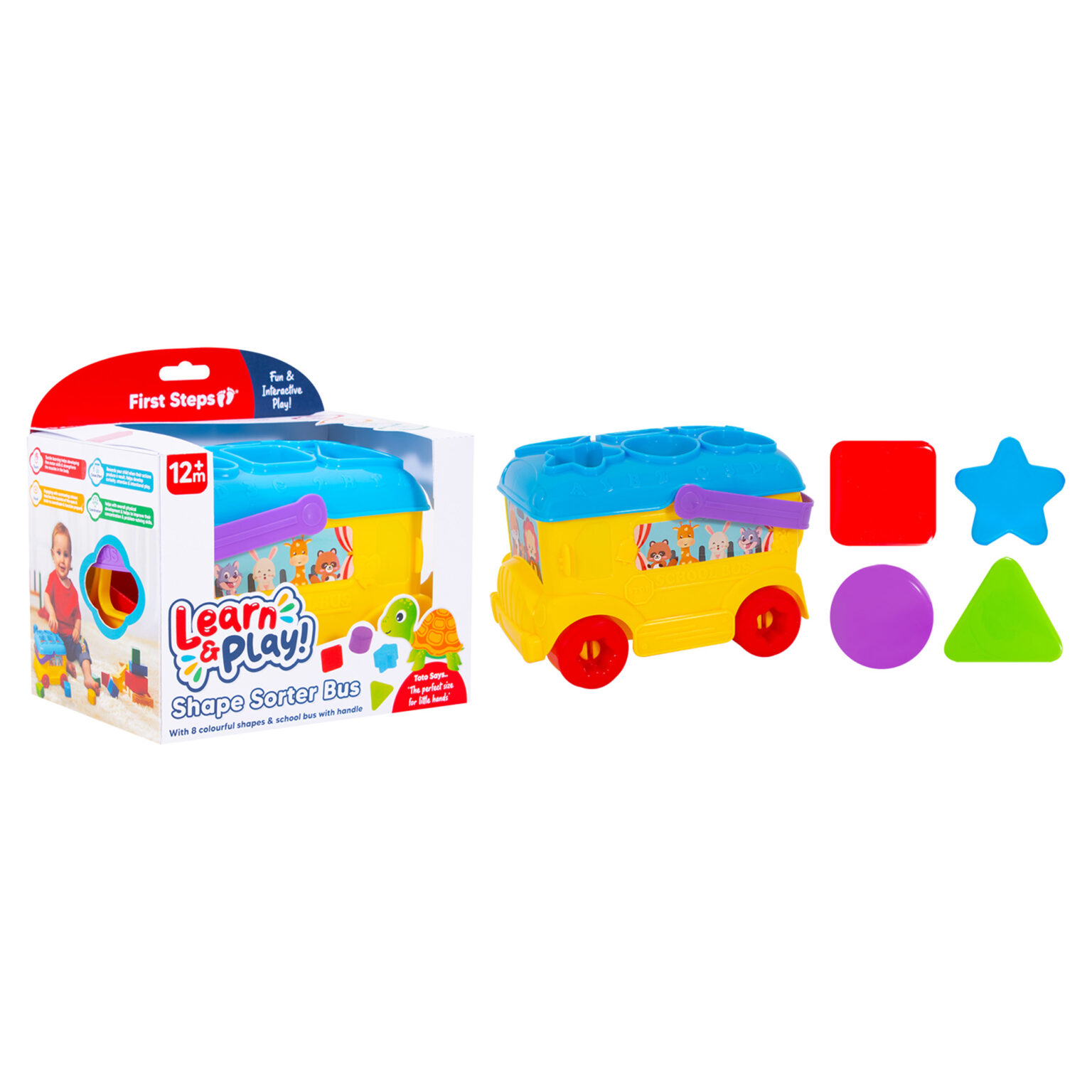 Shape Sorter School Bus - Kinder Valley